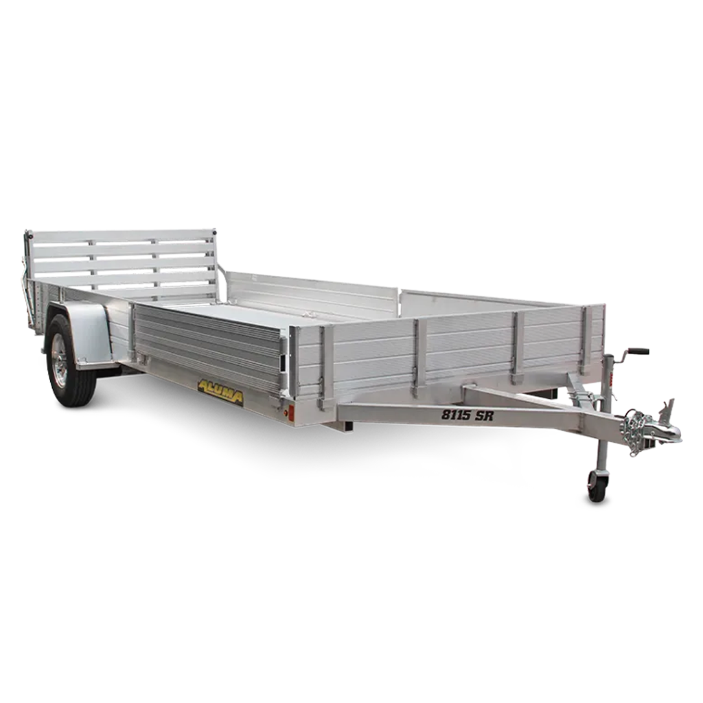 Aluma 8114S-R-BT – 6’7″ x 14’3″ Utility Trailer – Southern Hardware Inc